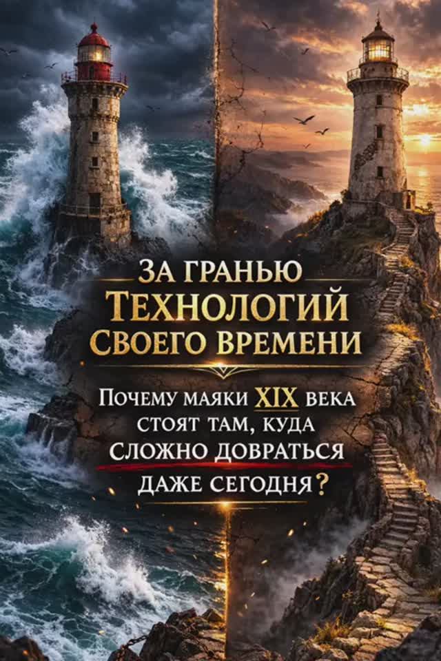 Маяки 19 века в местах куда не добраться. Часть 1/3