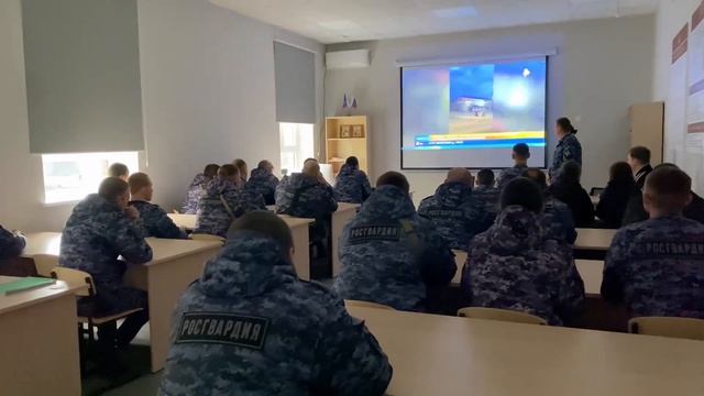 Сотрудники Госавтоинспекции города курорта Анапа провели занятие по ПДД с сотрудниками Росгвардии