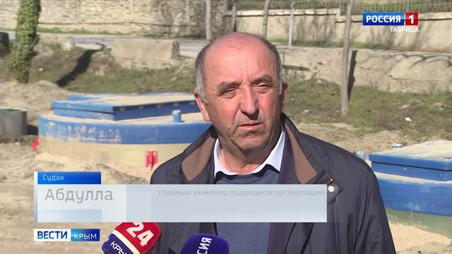 В Судаке прошли гидротехнические испытания оборудования новой насосной станции