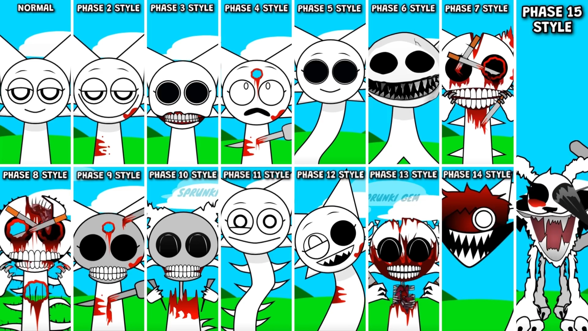 спрунки фаза 1-15 но в дневном свете