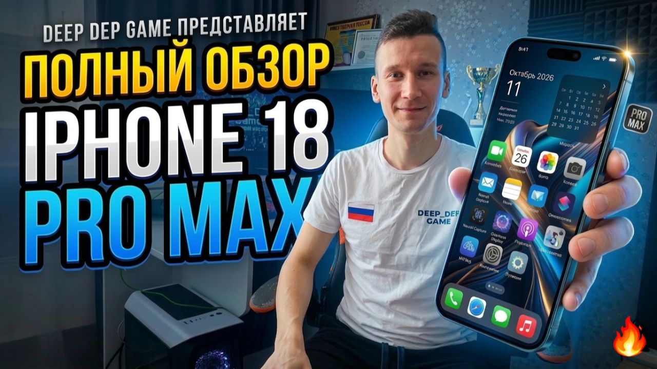 Распаковка и подробный обзор iPhone 18 Pro Max: тестируем новинку
