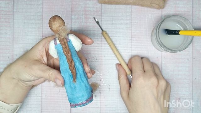 Пасхальная игрушка из ваты, часть 5