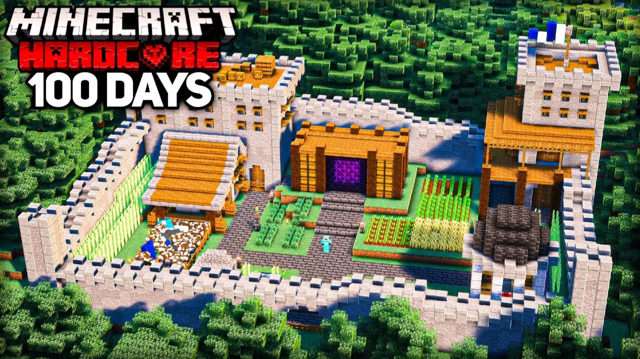 Я выжил 100 дней в САМОМ СЛОЖНОМ моде Minecraft