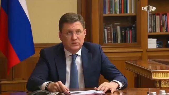 Александр Новак докладывает Владимиру Путину о газификации и догазификации