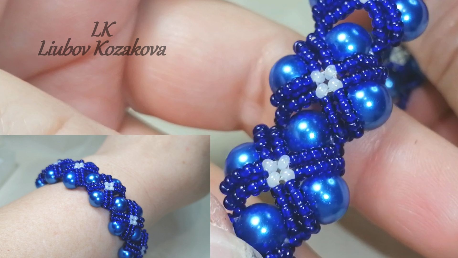 Браслет из бисера и бусин (203)/Мастер Класс