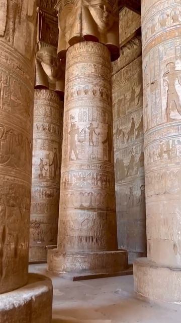 Храм Хатор — один из наиболее хорошо сохранившихся храмов в Египте.