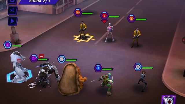 играем в черепашки ниндзя игра часть 3 (победа босса)