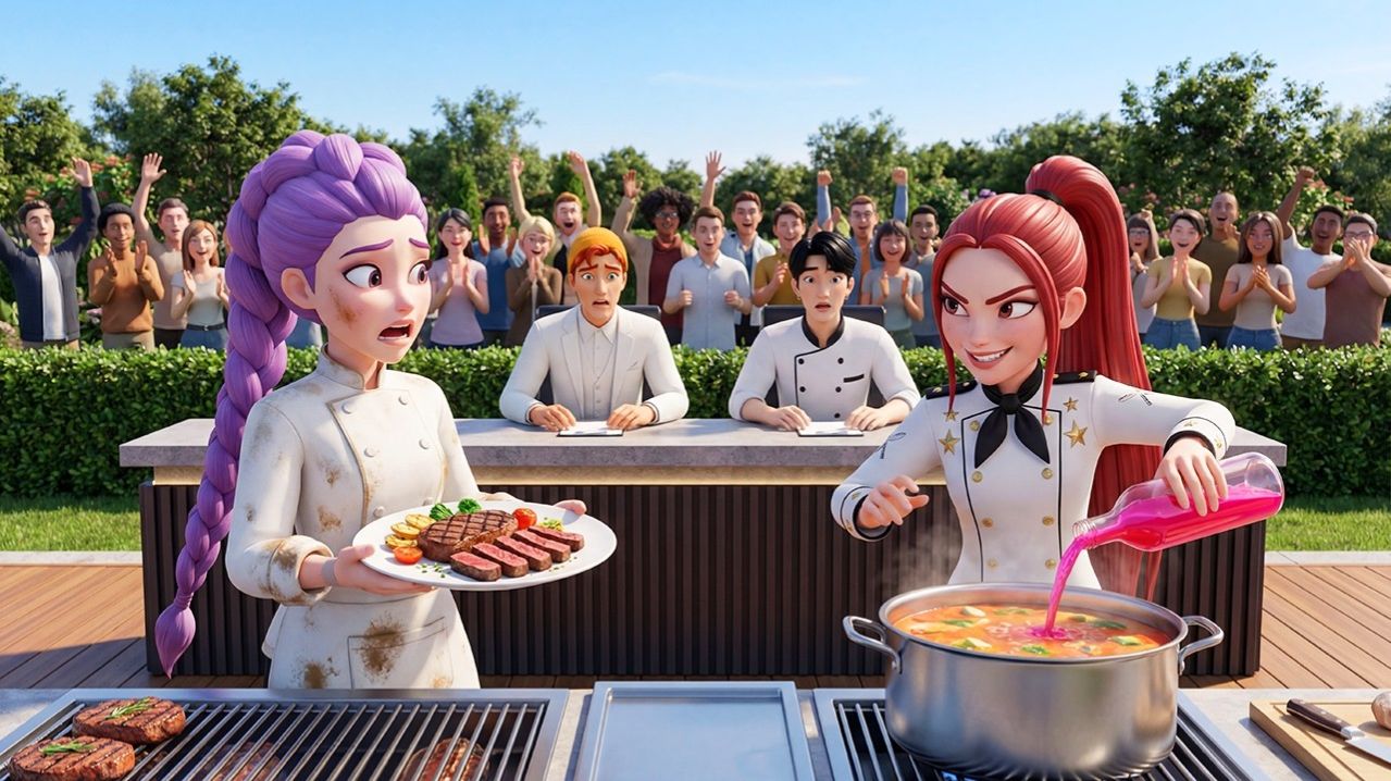 Руми становится чемпионом MasterChef - KPOP Demon Hunters