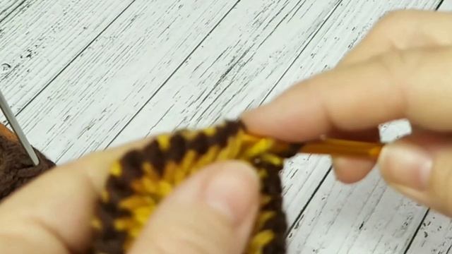 Квадрат тунисским крючком 12 марта 2026 г.