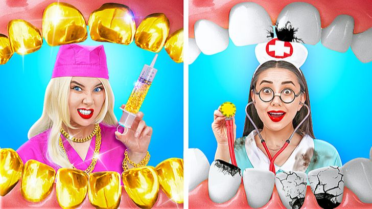 Богатый доктор vs бедный 👩🏨 Кто лучше?