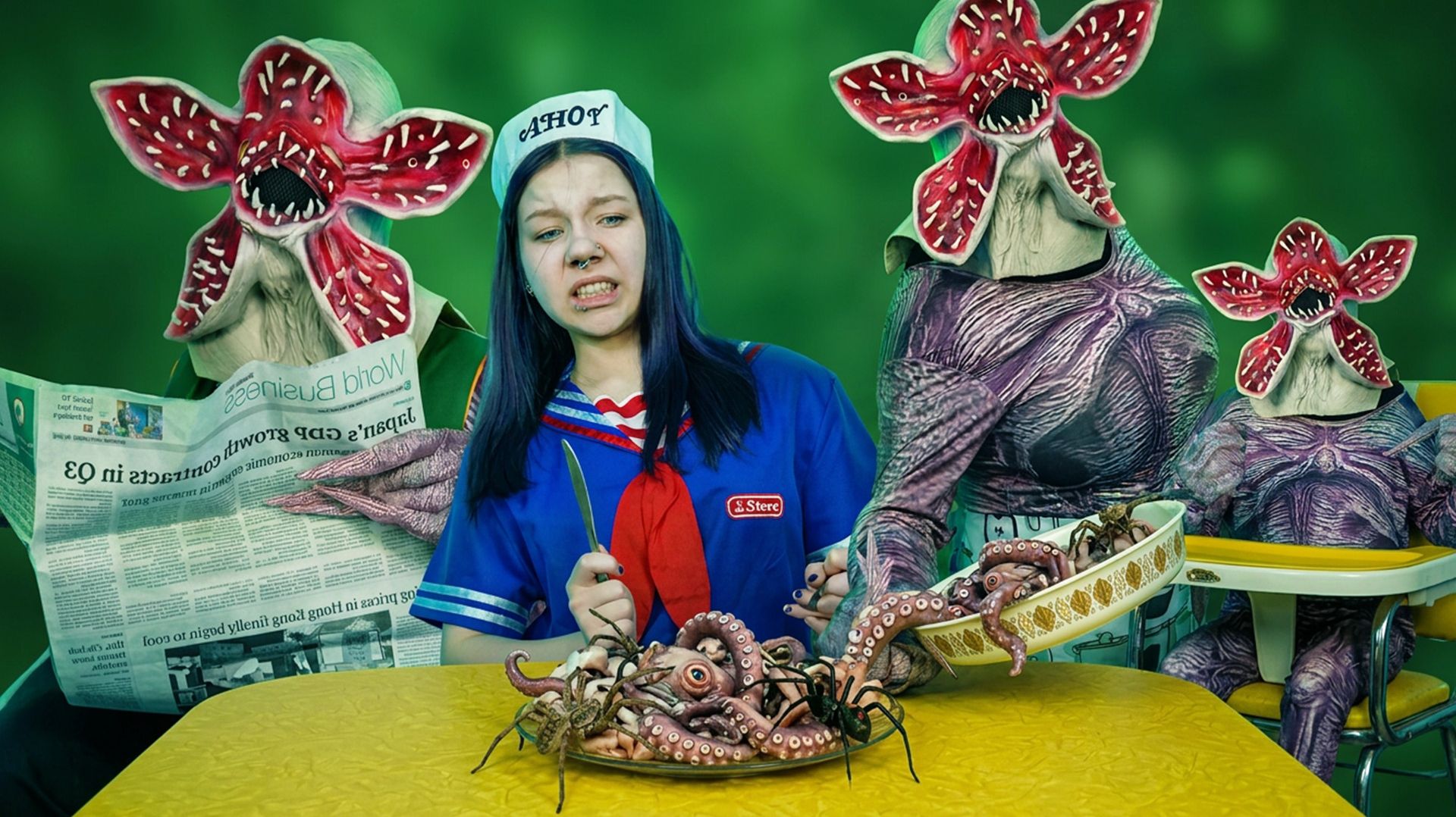 БЕЗУМНОЕ УТРО СЕМЕЙКИ ДЕМОГОРГОНОВ! Один день из жизни Демогоргона.