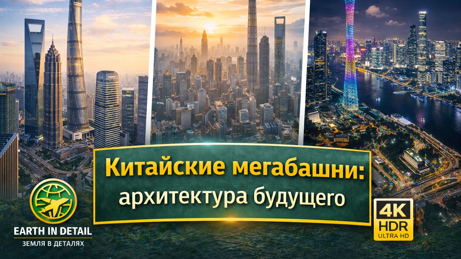 Китайские мегабашни: архитектура будущего 4K HDR