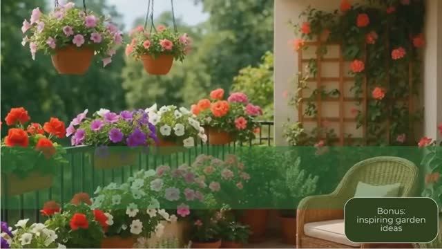 Рекламный ролик для продажи на Amazon  электронной книги о выращивании  цветов на балконе