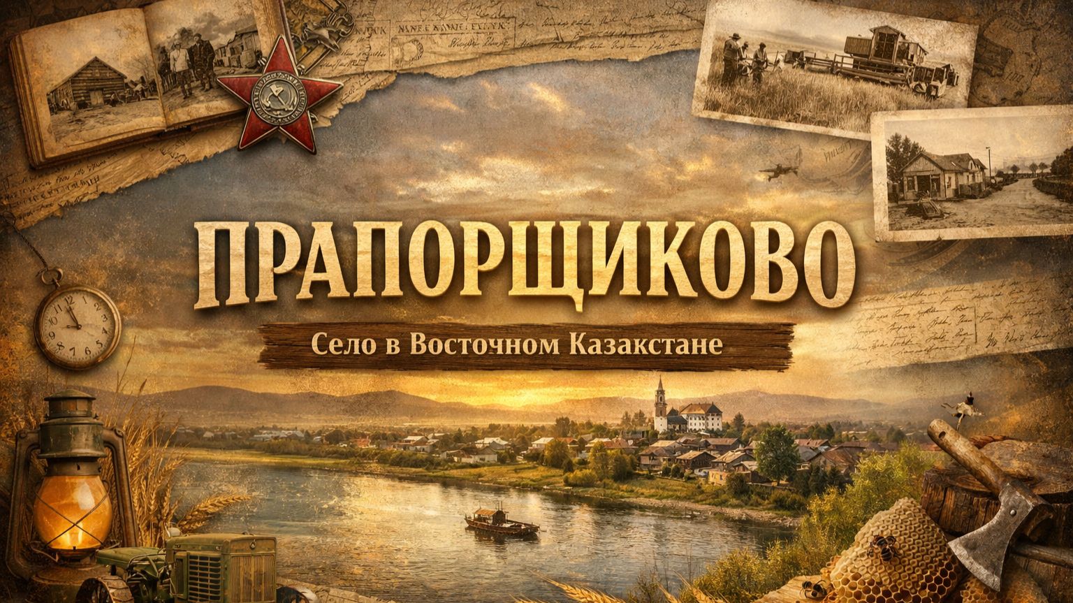 Прапорщиково — село над Иртышем. История и жизнь.