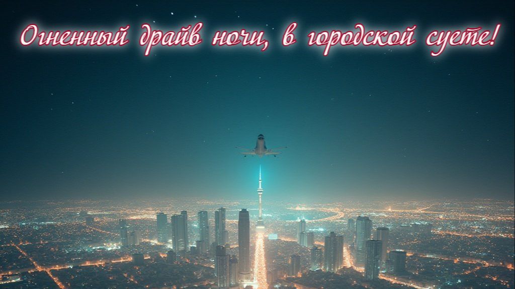 Огненный драйв ночи, в городской суете! Премьера трека!
