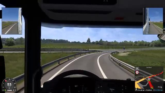 Euro Truck Simulator 2 (ETS 2) (#20) Стрим, доставка грузов прохождение на канале GEPGames