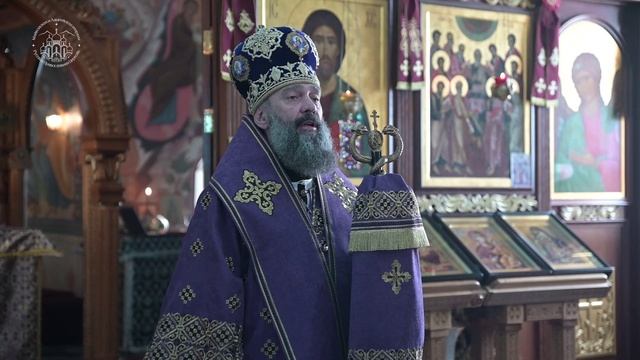 Архиерейское богослужение в понедельник третьей седмицы Великого поста