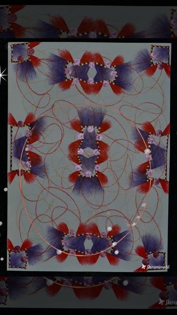 dreamina-2025-12-07-2476-Asymmetrical bouquet of diamond branches...