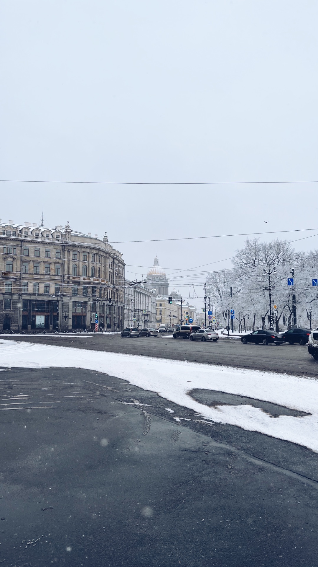 Один день в зимнем Петербурге ☃️🏛️