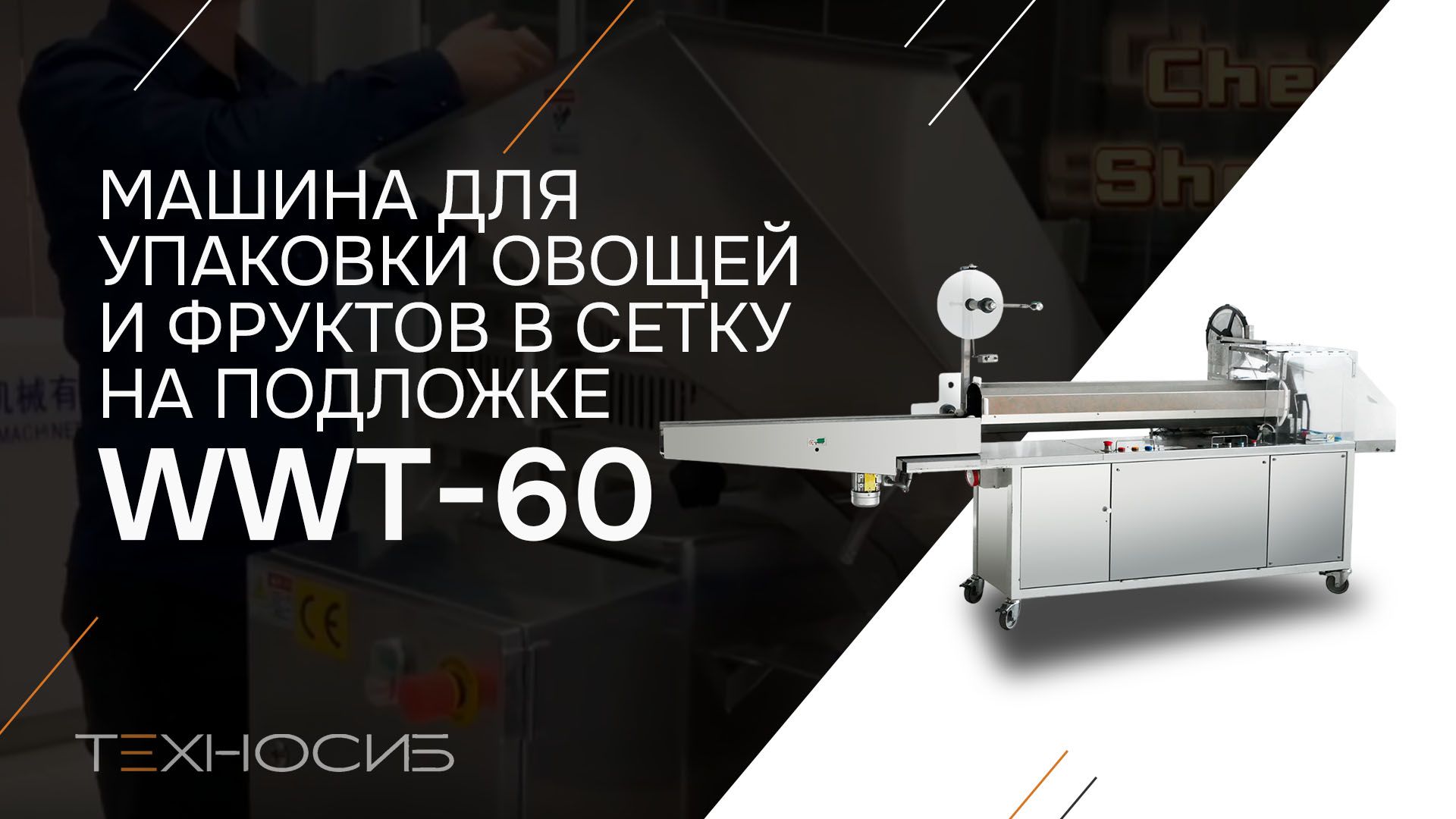 Горизонтальная клипсующая машина WWT-60 на подложке