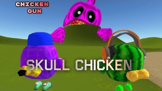 Призыв Skull Chicken в Chicken Gun!!! (Я потом об этом пожалел😱)