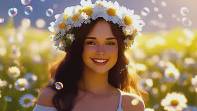 Ромашковое поле. Любовь Чернышова - стихи и монтаж, читает автор. Муз. фон - Игорь Крутой