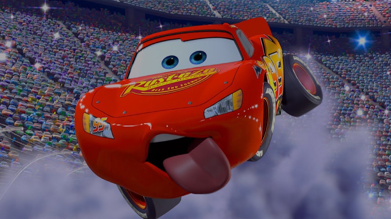 Первая Гонка  отрывок из мультфильма Тачки 2006