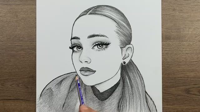 Как легко нарисовать красивую девушку карандашом просто, шаг за шагом