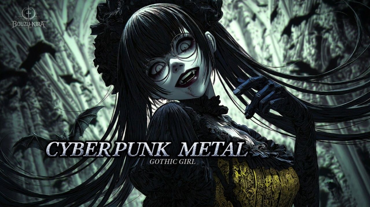 Dark Gothic Girl / CYBERPUNK METAL / Black Frequency / Work & Focus