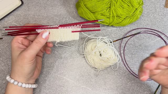 #СВЯЖЕМ ВМЕСТЕ СО МНОЙ# НОСКИ / НАЧАЛО РАБОТЫ