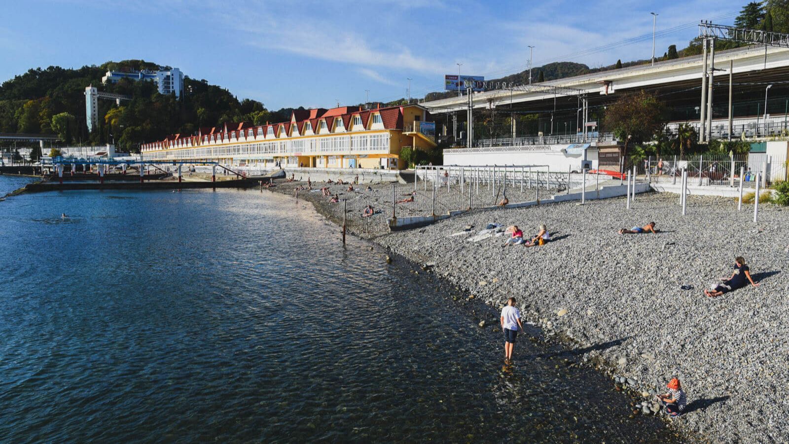 Пляж "Освод" У Санатория Кавказ Сочи Хоста 2025