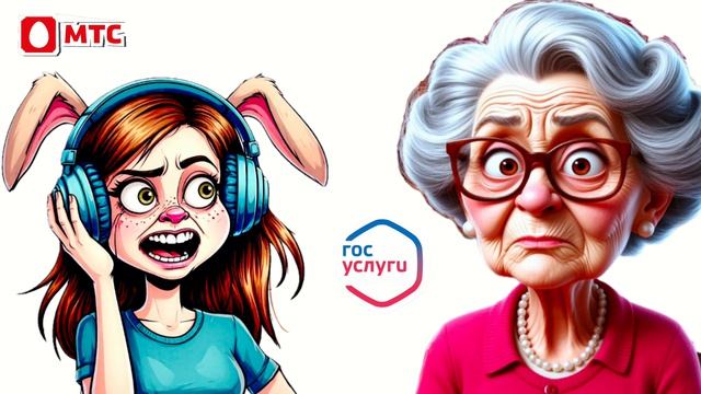 Мошенница из "МТС" делает замечания бабушке 👵🫨🤭