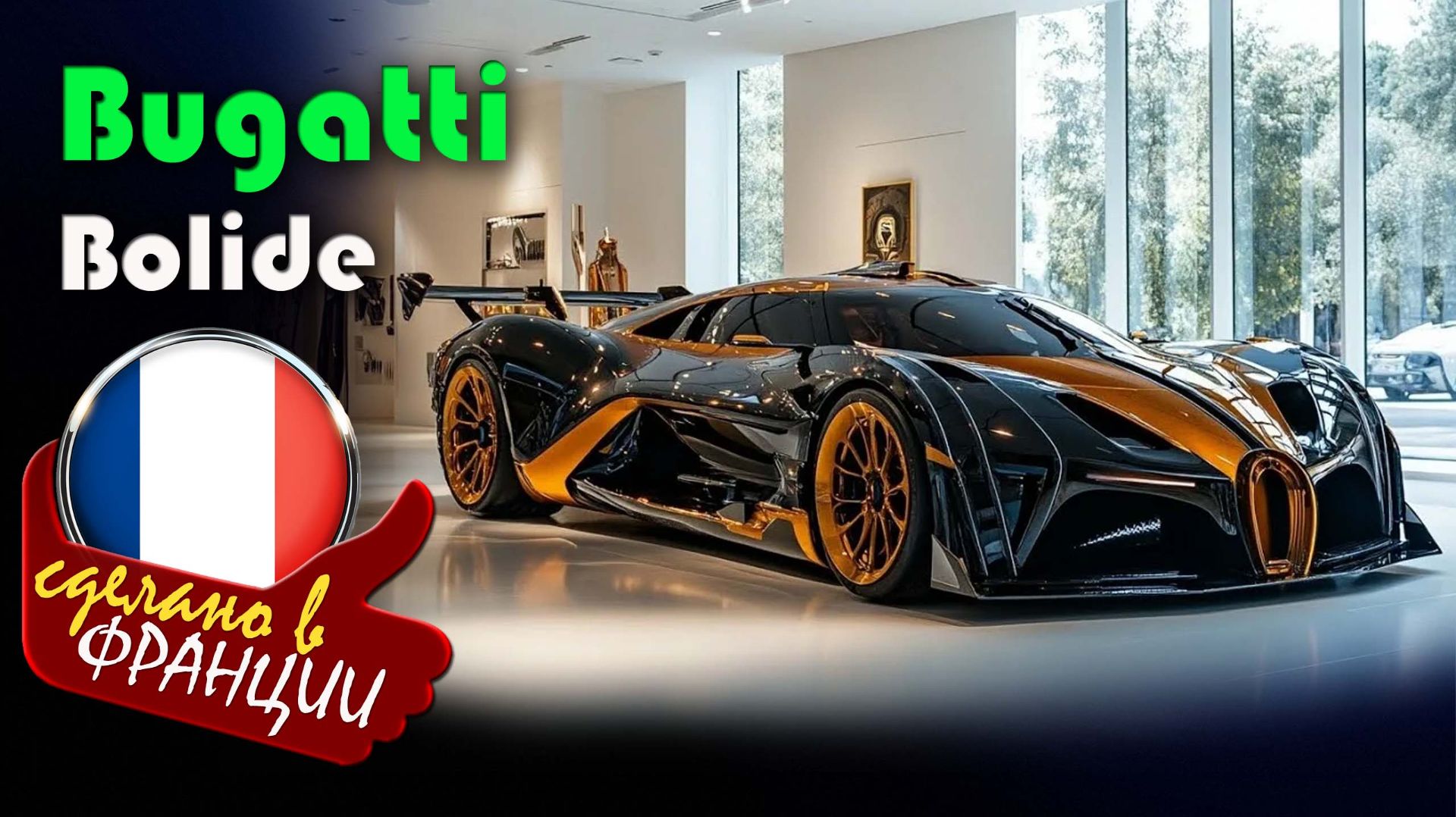 Bugatti Bolide - гоночный автомобиль,  входящий в ТОП 10 самых дорогих машин в мире