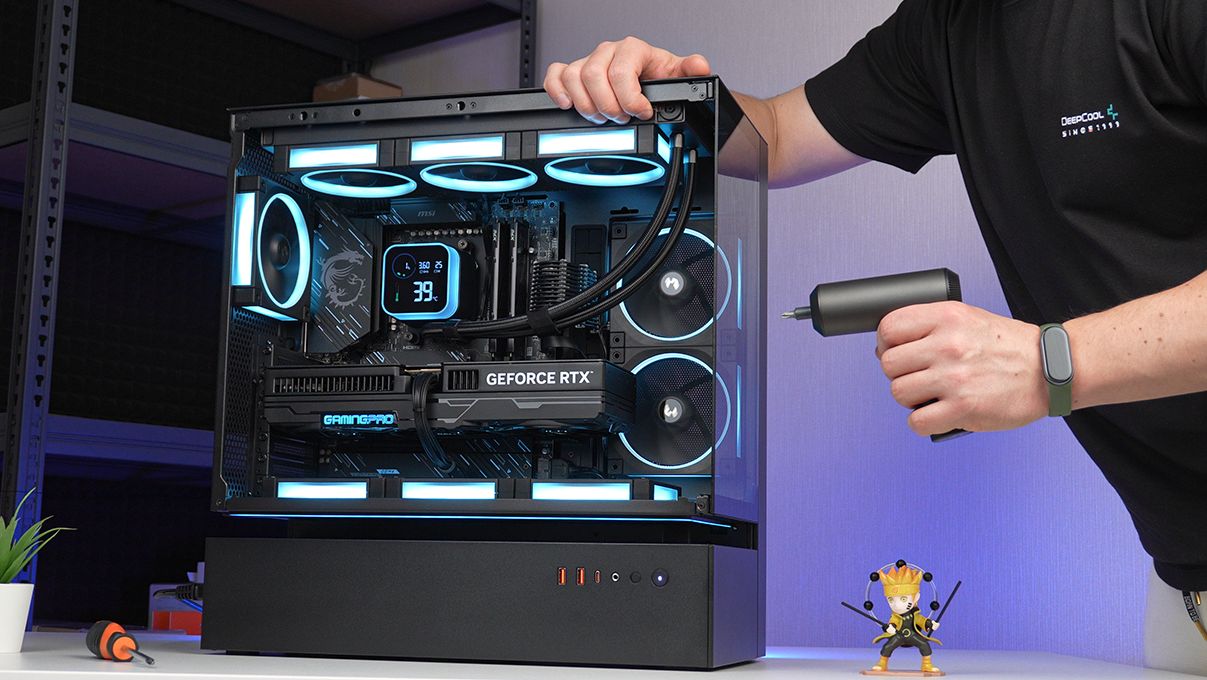 RYZEN 9800X3D И RTX 5080 В ПАРЯЩЕМ COUGAR CFV235