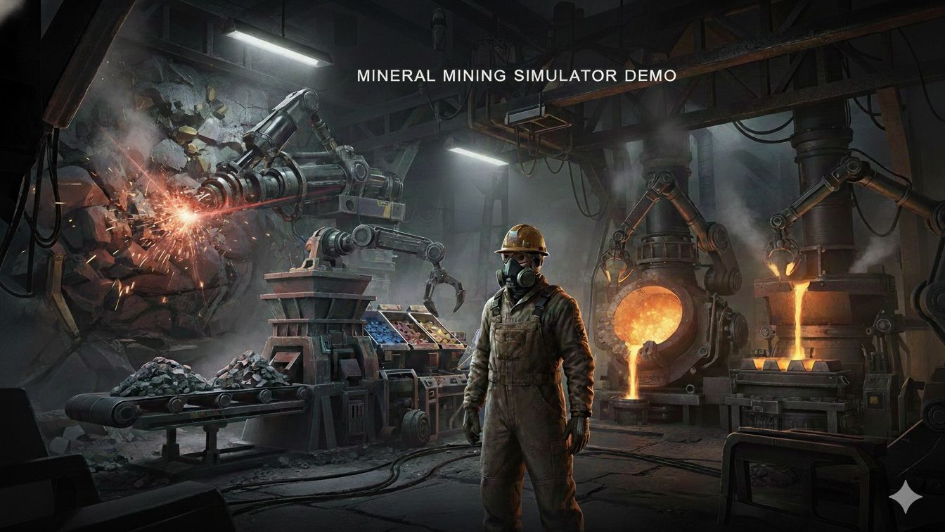 Снова много работаем ► Mineral Mining Simulator Demo