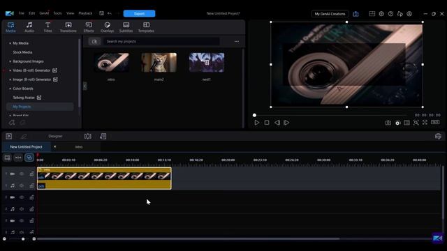 Основы 38 Как повторно использовать и редактировать сцены вложенных проектов в PowerDirector 24