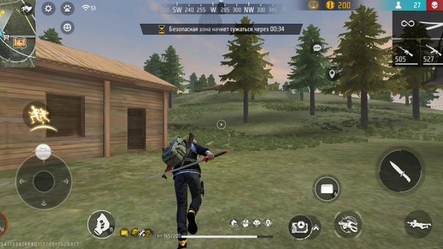 Free Fire королевская битва беру топ 1 соло против сквадов