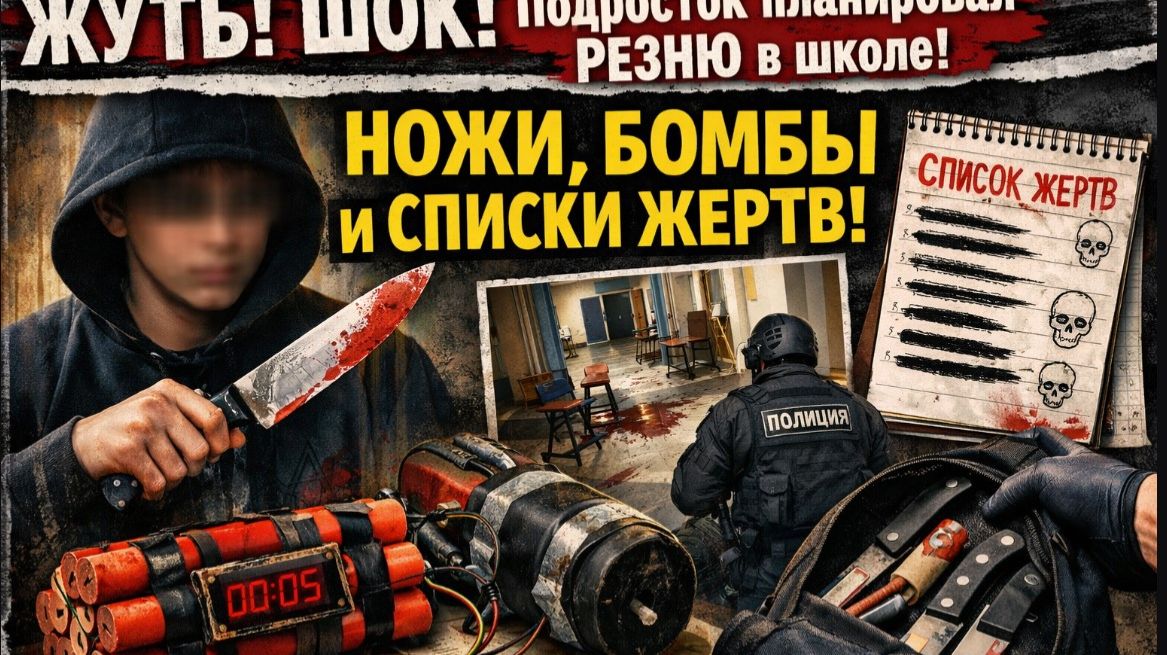 ШОК! Этот подросток месяцами планировал убийства, а родители и учителя даже не подозревали! !