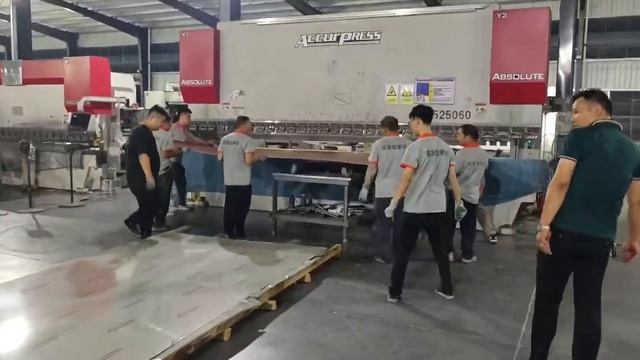 Гибка фасадных касет на Accurpress