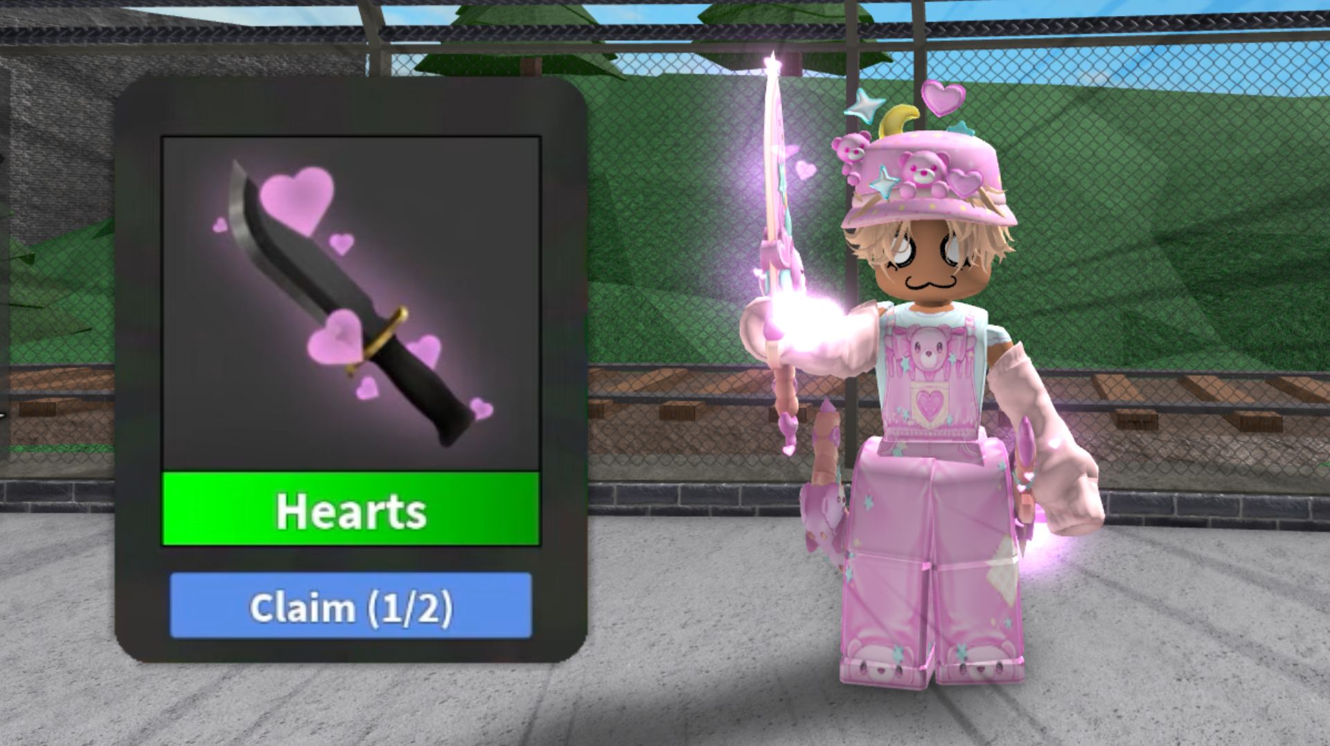 😱ОБЗОР НА ЭФФЕКТ HEARTS В ММ2!!!🎀 *красотааа*