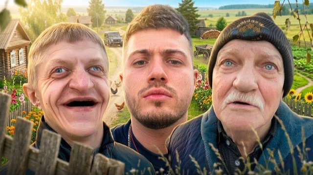 ПЕРВОЕ ЗНАКОМСТВО ВАСИЛИЧА С ДЕДОМ | ЛЮТЫЙ УГАР В ДЕРЕВНЕ С ДРУЗЬЯМИ🤣