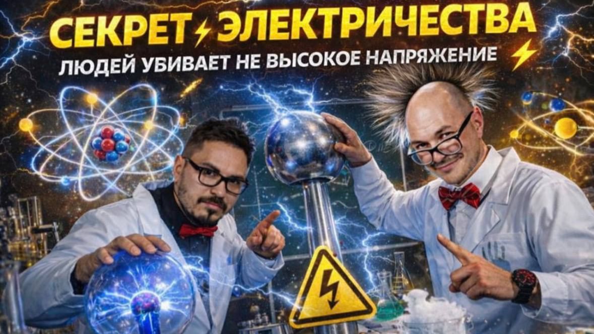 Секрет опасности электричества для человека заключается не в напряжении!