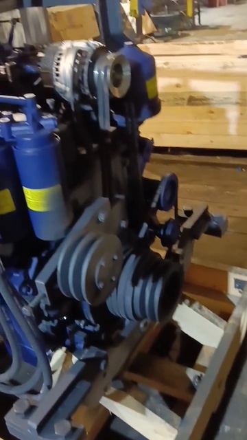 Комплект переоборудования на бульдозер Komatsu D275А2 с двигателем ТМЗ 8481. Отгрузка 13.03.2026