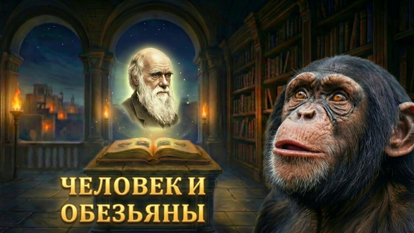 Человек и обезьяны | Происхождение от животного к человеку | Детская энциклопедия 2.0