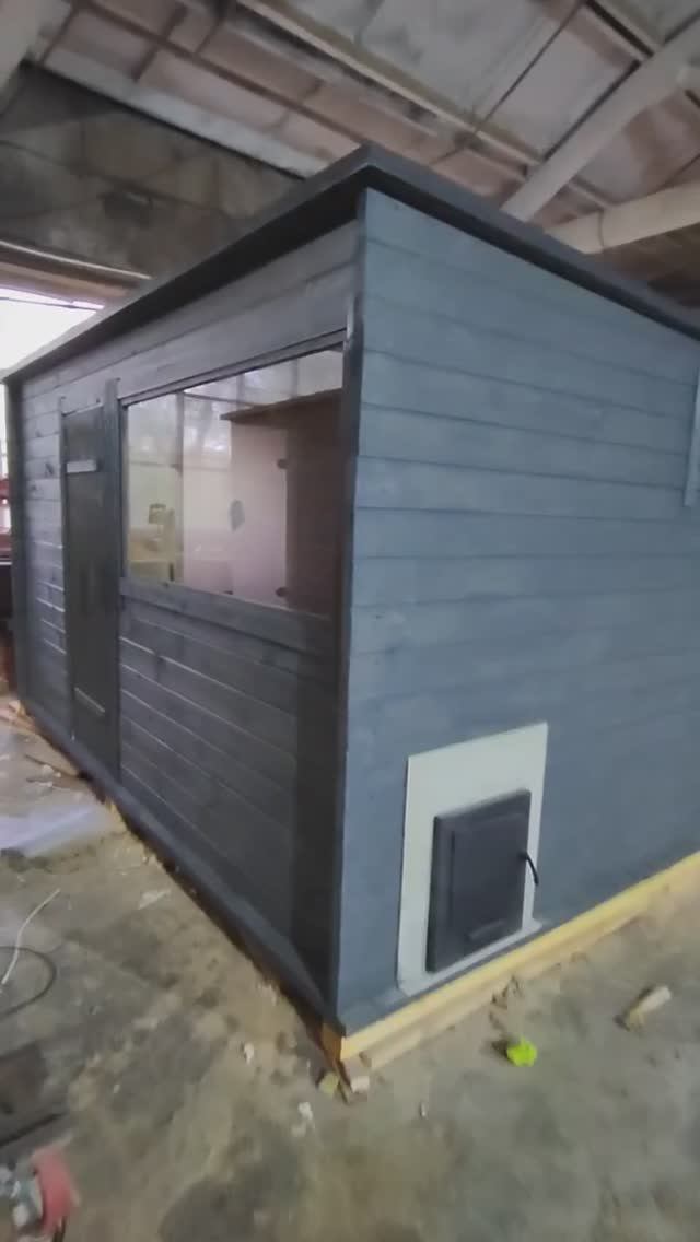 Баня модуль Хайтек 4м