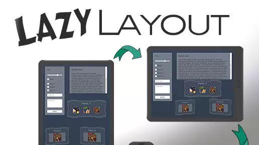 Asset Unity - LazyLayout - Clever GUI Manager/Switcher (Умный графический менеджер / переключатель)
