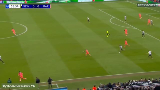 📹 Ньюкасл Юнайтед 1:1 Барселона. Лига чемпионов. 1/8 финала. Матч 1 из 2. 2025/26