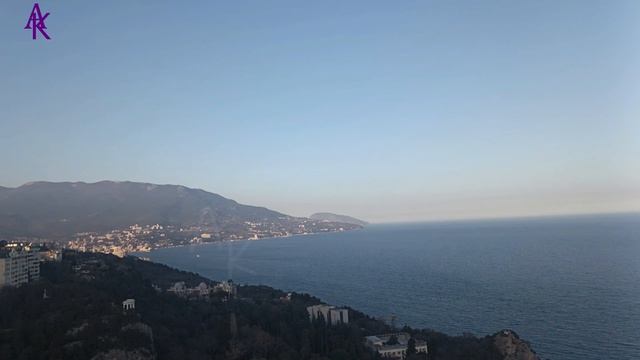 Крым. ЮБК. Ореанда. Гора Крестовая. 12.03.26 #юбк #андрейкрымский #ореанда #море #ГораКрестовая