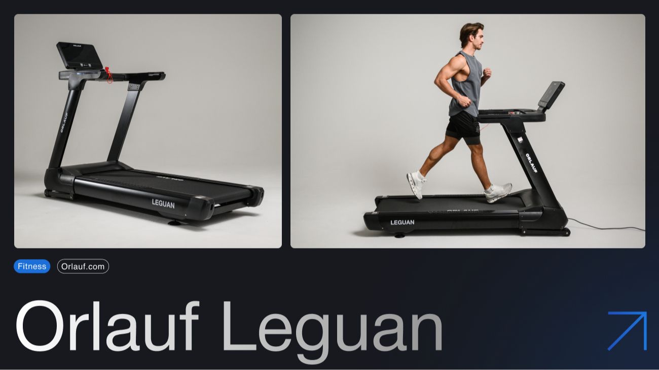 Orlauf Leguan — профессиональная беговая дорожка с двигателем переменного тока