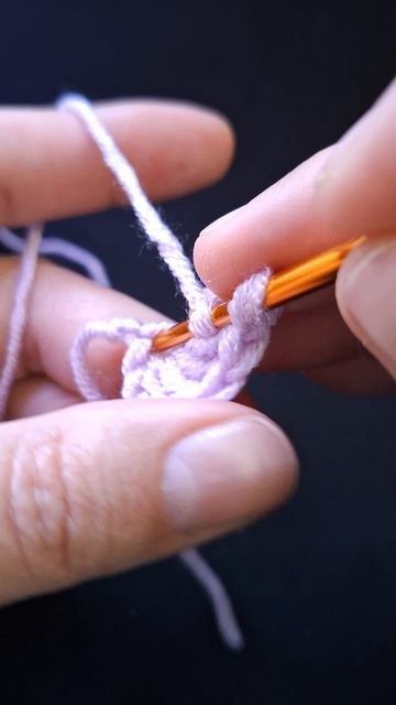 Описание вязания шали Ракушки Часть 2 Ряд 1